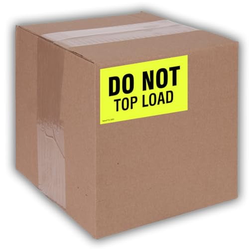 Kenco 3" X 5" Do not Top Load Fluorescent Shipping Label Stickers - 500 ...
