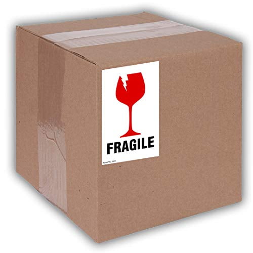 Kenco 3" X 5" Fragile with Broken Glass Safe Handling Stickers for ...