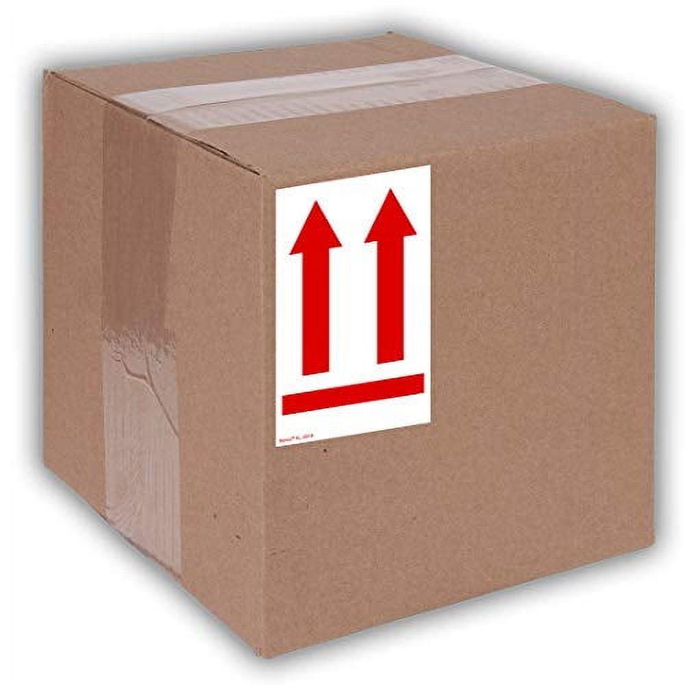 Kenco 3" X 5" Red Arrows This Side Up Safe Handling Stickers for ...