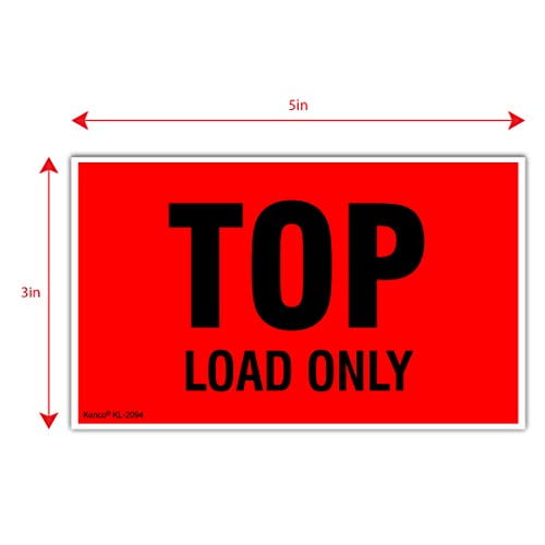 Kenco 3" X 5" Top Load Only Fluorescent Shipping Label Stickers for ...