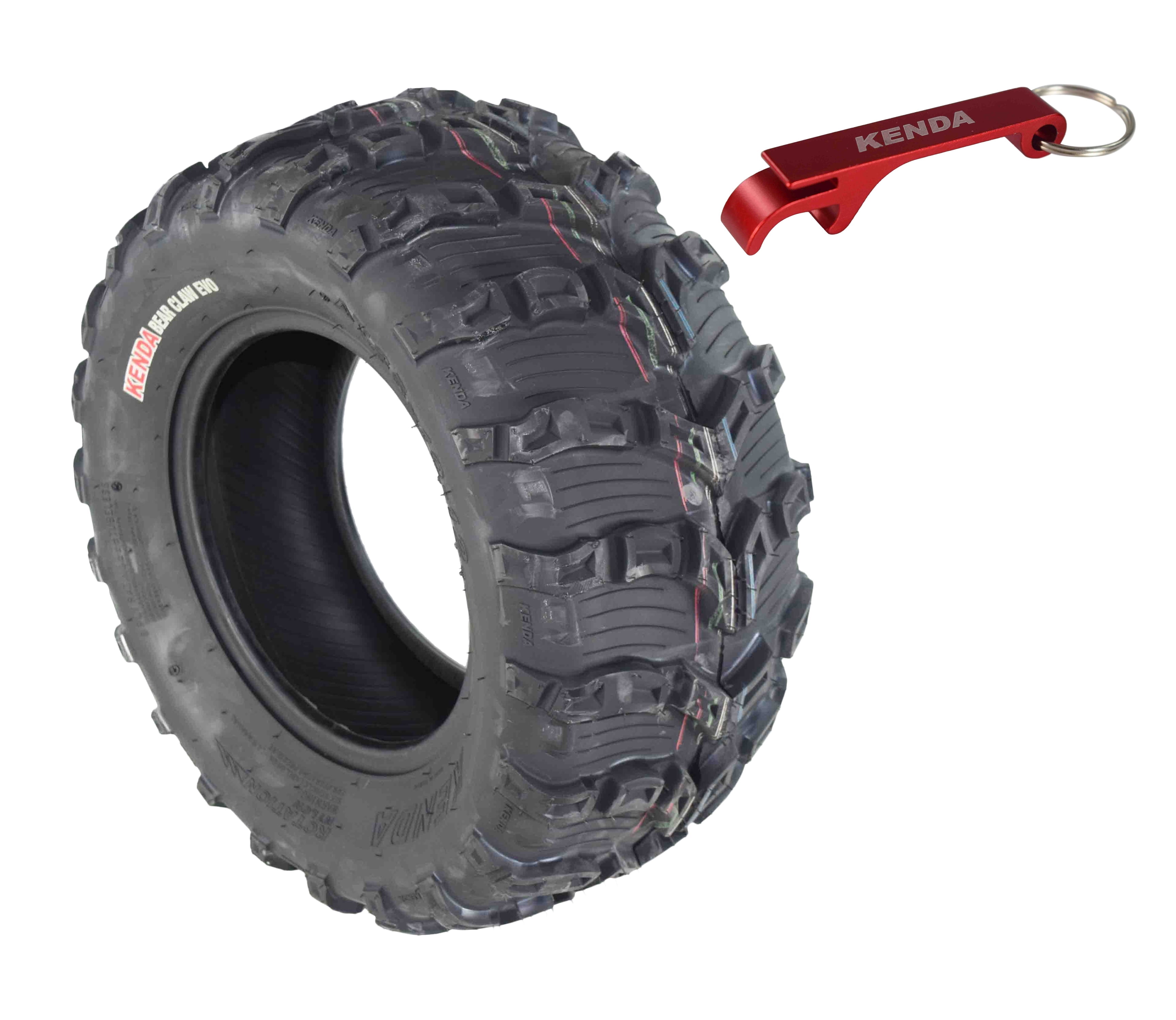 Kenda Bear Claw EVO 25x10-12 Rear ATV/UTV Rear Tire with Bottle Opener ...