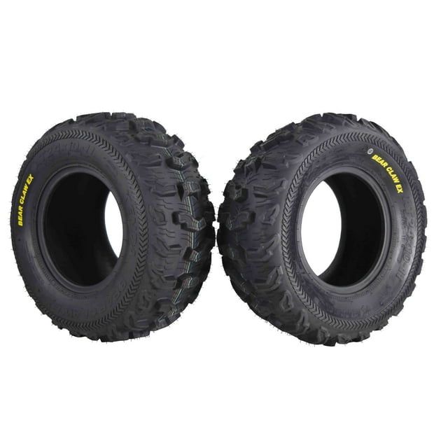 Kenda Bear Claw EX 24x10-11 6 PLY ATV Tires - 2 Pack, Aggressive Tread ...
