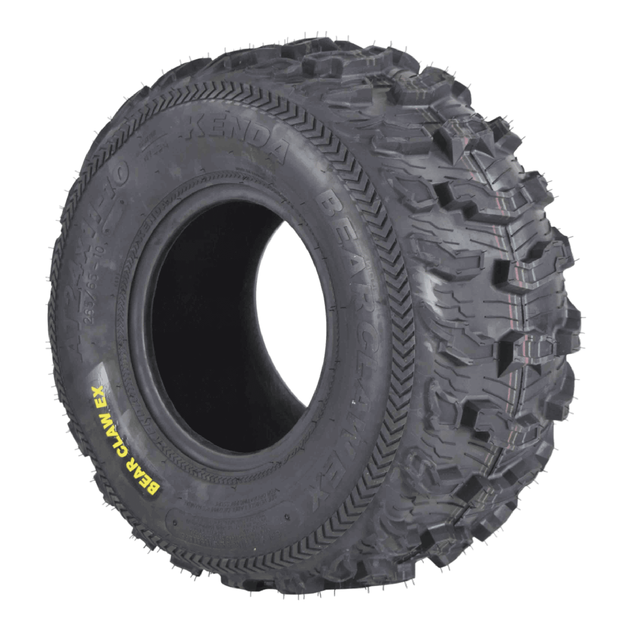 Kenda Bear Claw EX Rear ATV Tire, 24x11-10, 6-Ply Rated, Aggressive ...