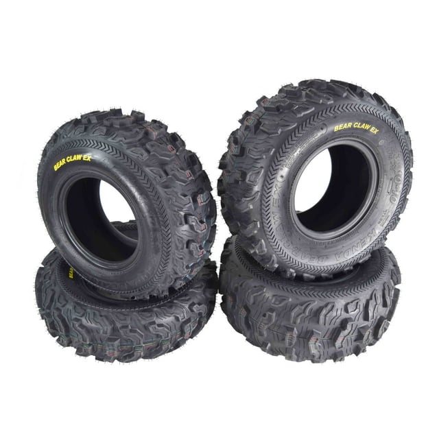Kenda Bear Claw EX K573 Front & Rear ATV UTV Tires, 23x8-10 & 23x10-10 ...