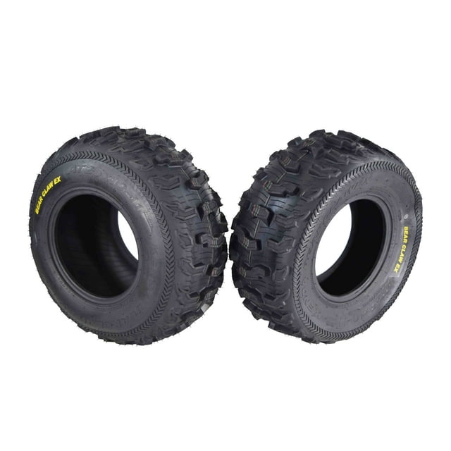 Kenda Bear Claw EX K573 Rear 6 PLY ATV Tires, 25x10-11, Aggressive ...