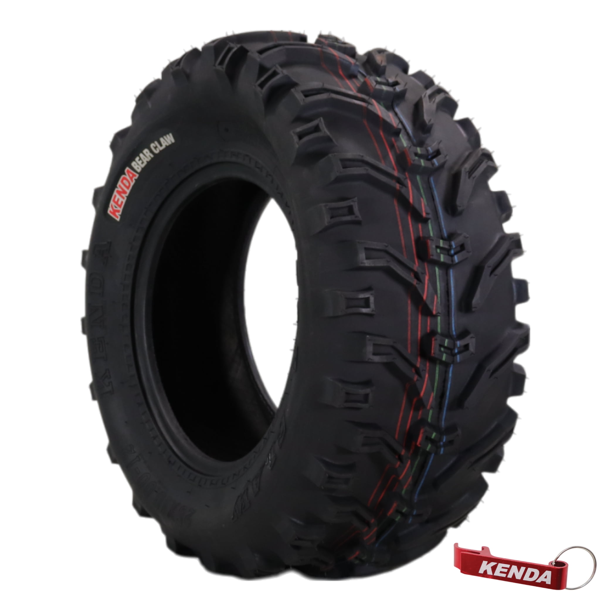 Kenda Bearclaw K299 - 25x10-12 Rear Tire for All Terrain (ATV), UTV ...