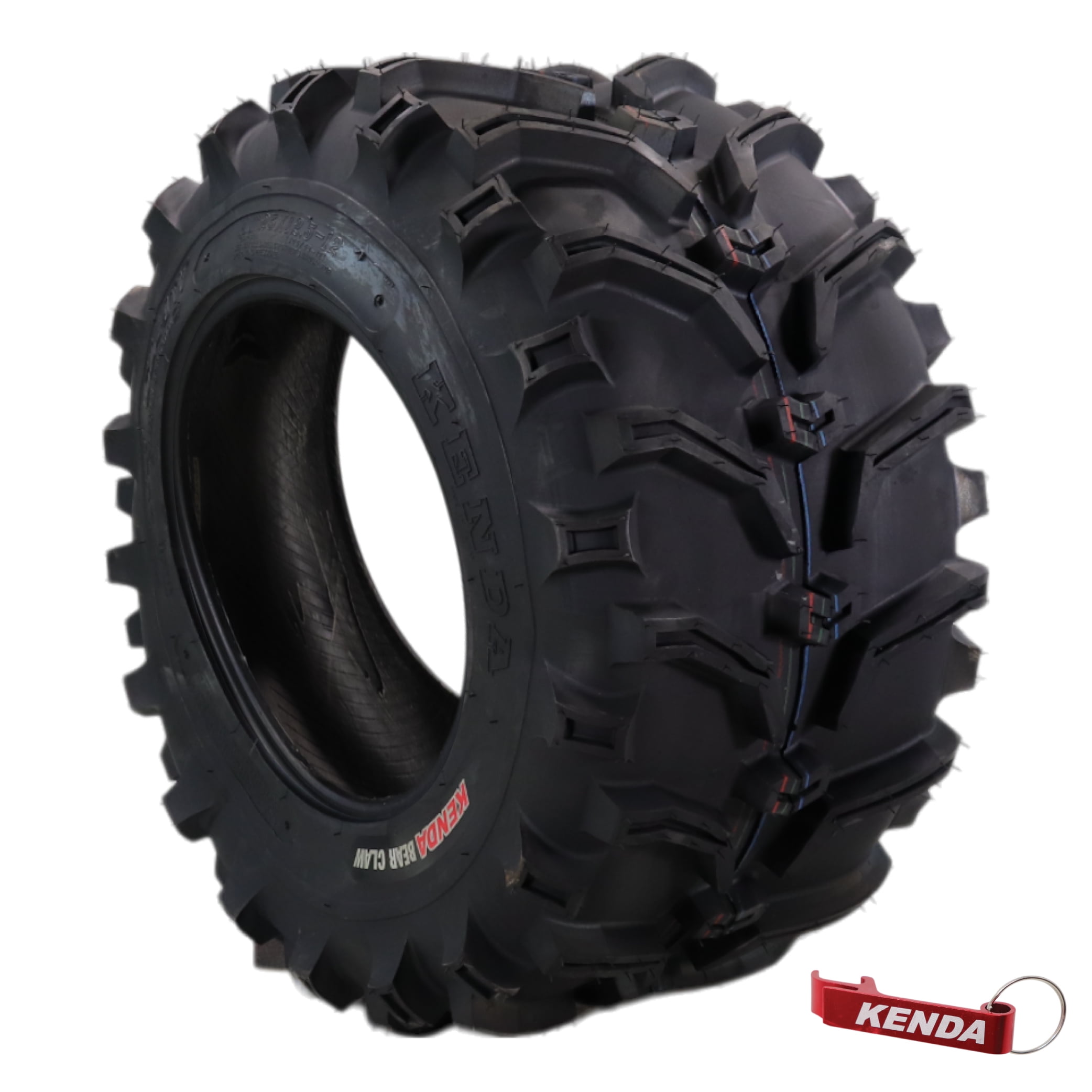 Kenda Bearclaw K299 - 25x12.5-12 Rear Tire for All Terrain (ATV), UTV ...