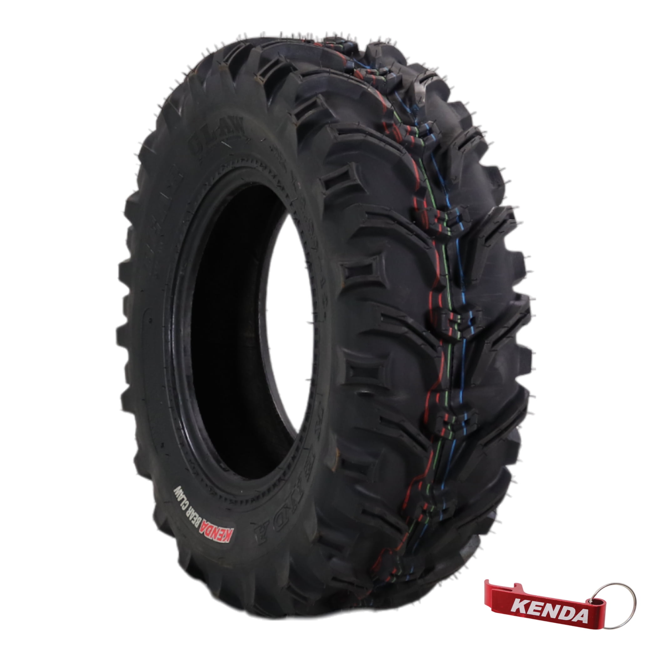 Kenda Bearclaw K299 - 25x8-12 Front Tire for All Terrain (ATV), UTV ...