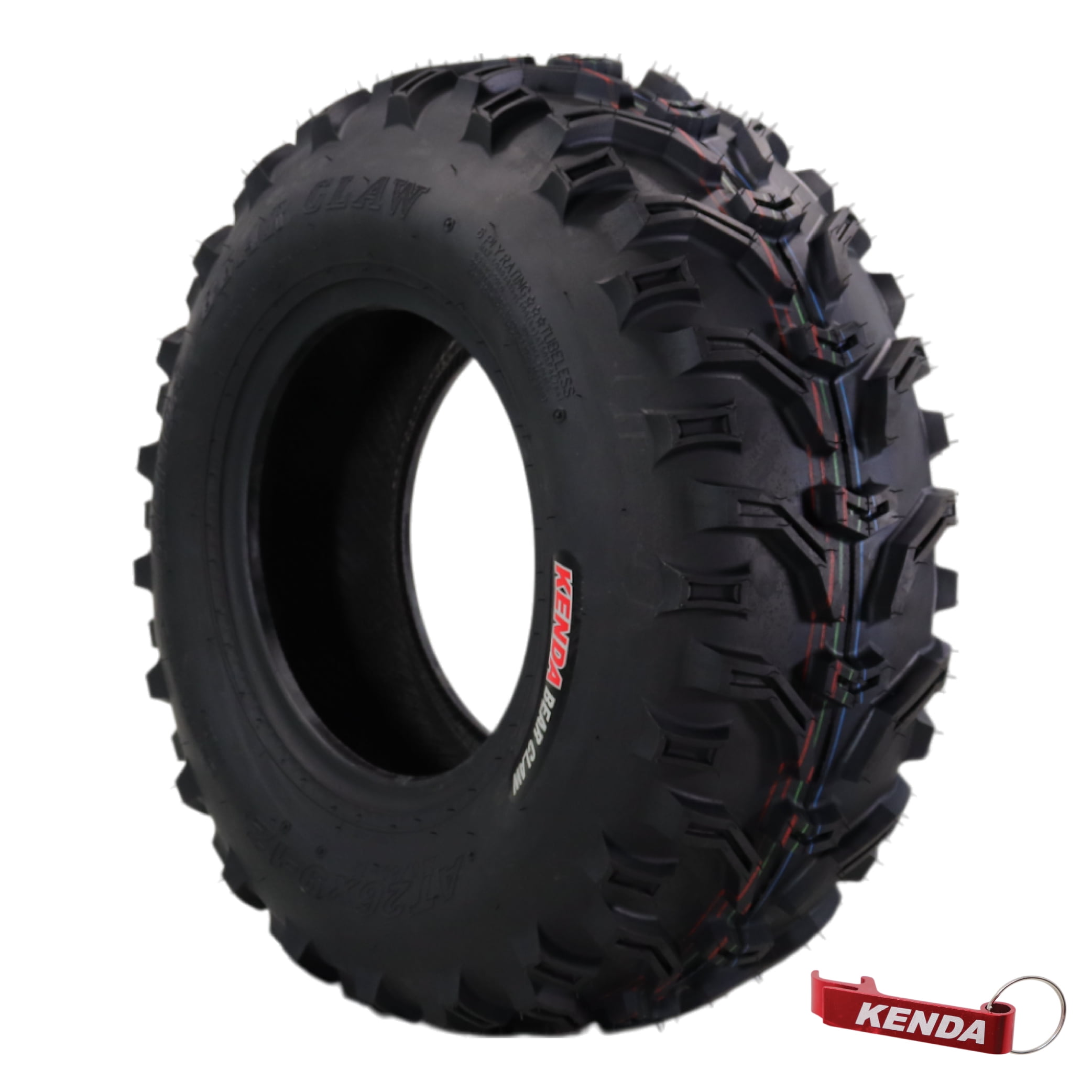Kenda Bearclaw K299 - 26x9-12 Front Tire for All Terrain (ATV), UTV ...