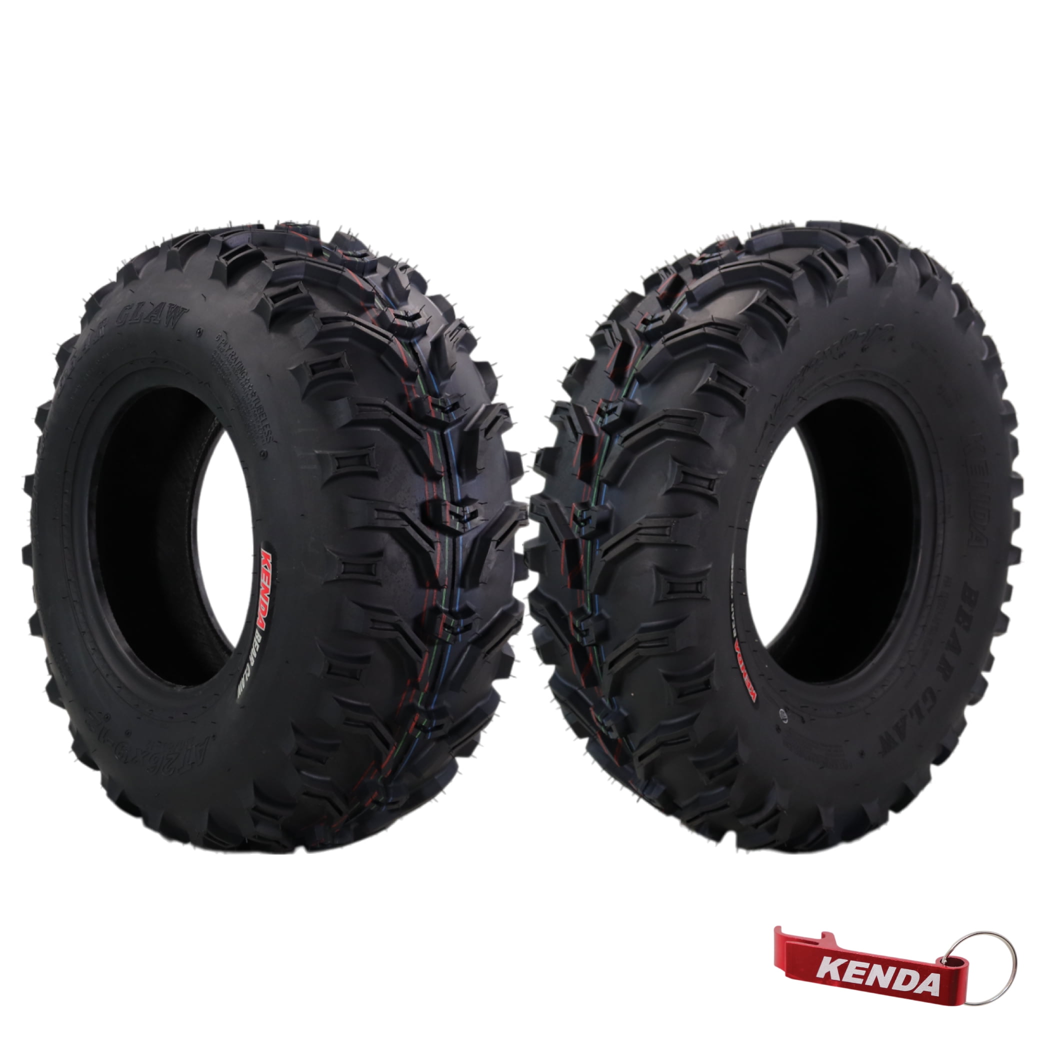 Kenda Bearclaw K299 - 26x9-12 Front Tires for All Terrain (ATV), UTV ...