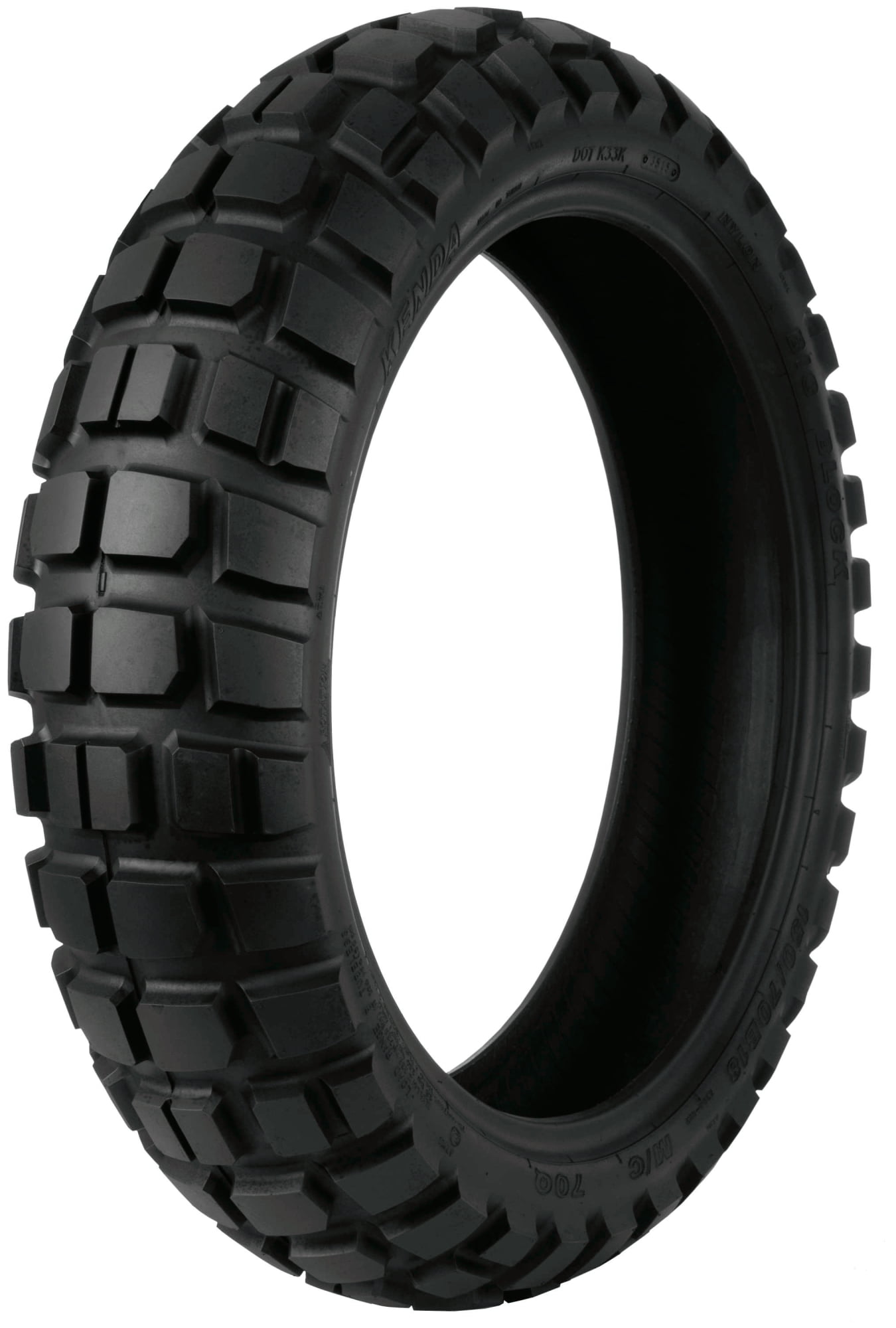 Kenda Big Block K784 Rear Tire 130/70-12 (047841202B1) - Walmart.com