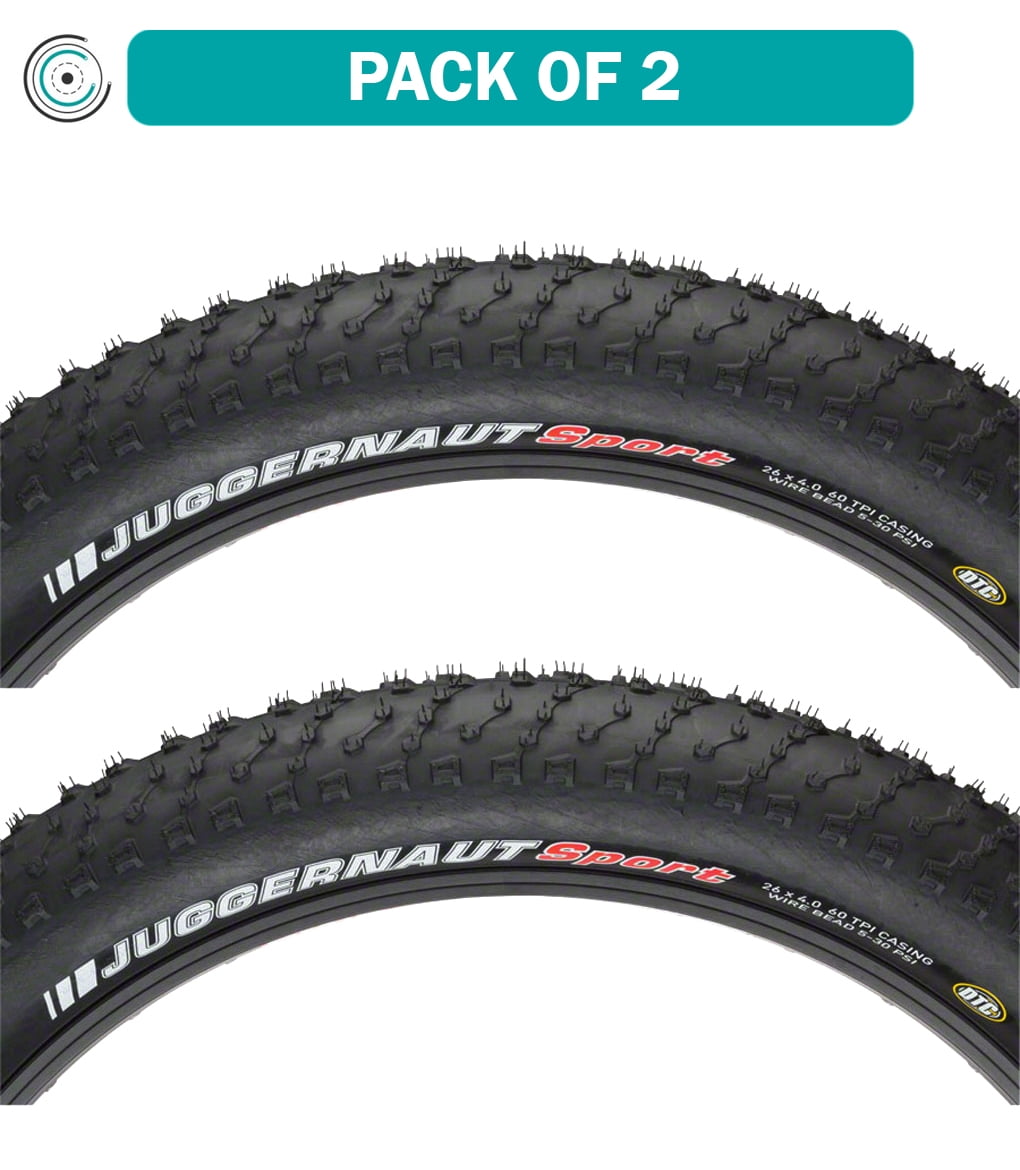 Kenda Juggernaut Sport Tire 26 x 4.8 Clincher Wire Black 60tpi Mountain Bike - Walmart.com