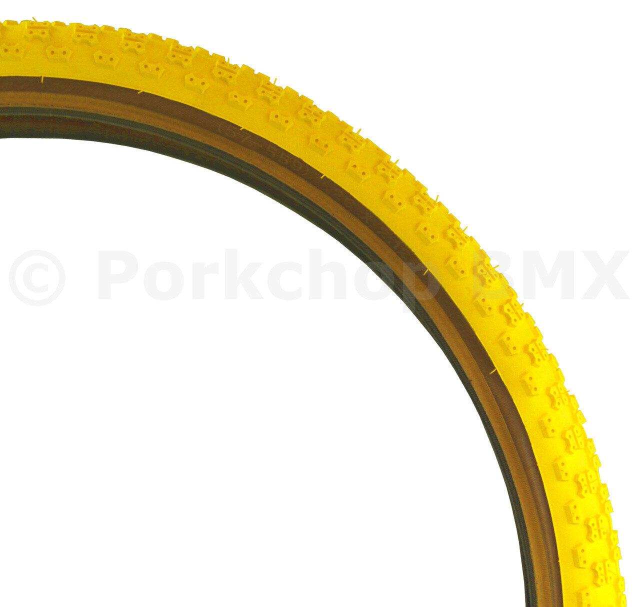 Kenda K50 Comp 3 BMX bicycle skinwall tire - 26" X 2.125" YELLOW ...