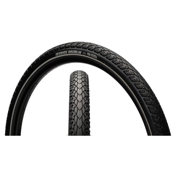 Kenda Kwick Drumlin Tire 700 x 40 Clincher Wire Black/Reflective 60tpi ...