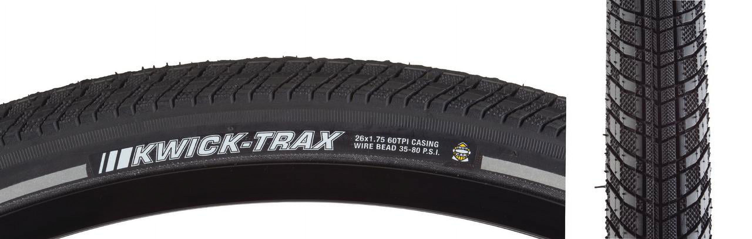 Kenda Kwick Trax Tire Ken Kwick Trax 26x1.75 Bk/bsk/ref/cap2/src Wire ...