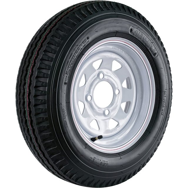 Kenda Loadstar 12x4"/4x4" Custom Spoke Wheel with White Powder-Coat ...