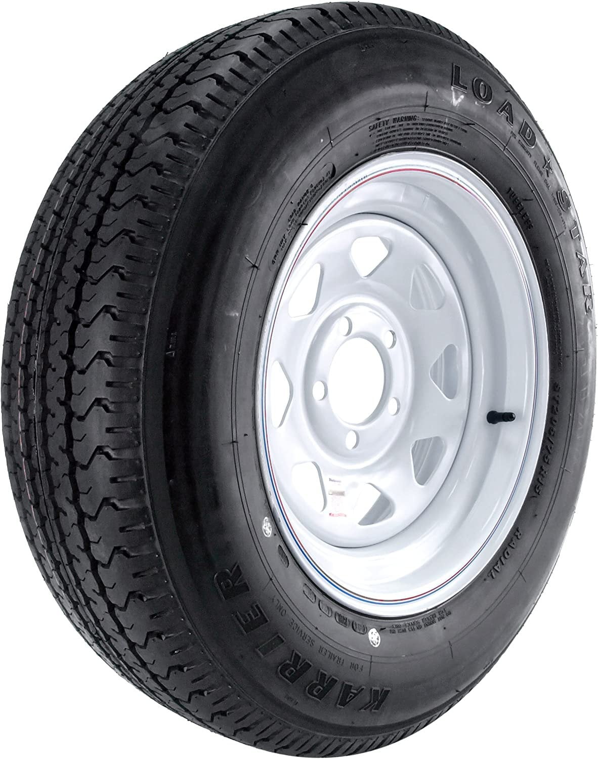 Kenda Loadstar Karrier 15x5.5"/5x4.5" Custom Spoke Wheel with White ...