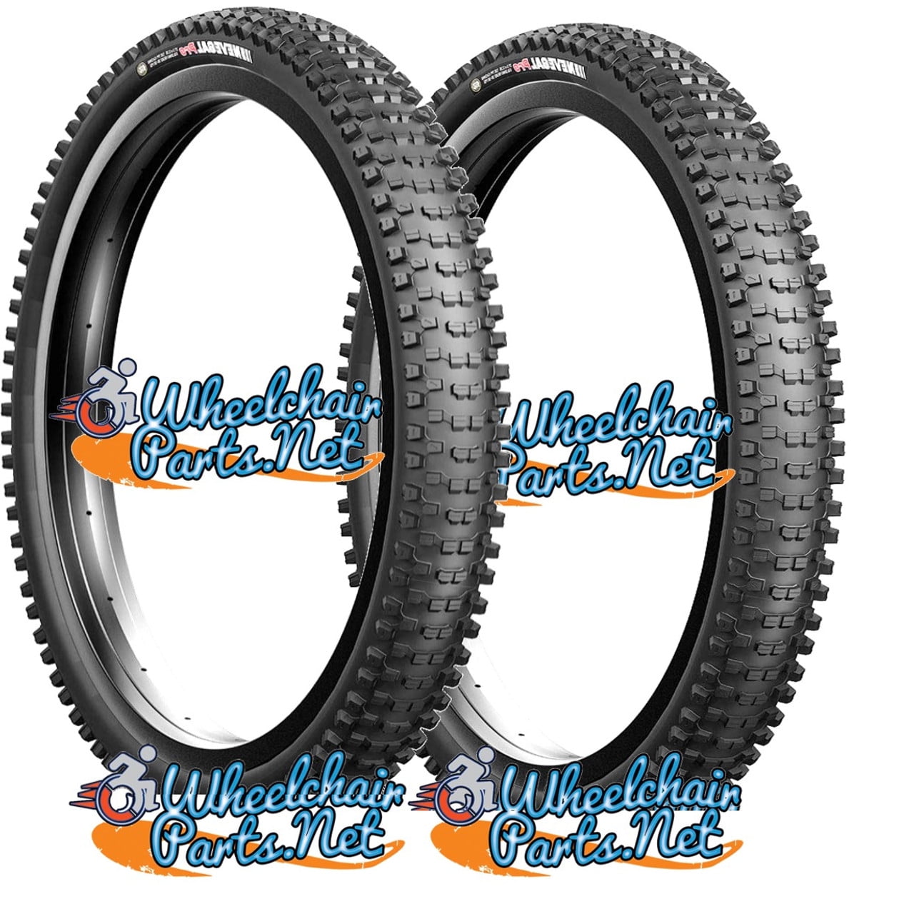 Kenda Nevegal 24" x 2" Off-Road Wheelchair Tire (50-540) - Walmart.com