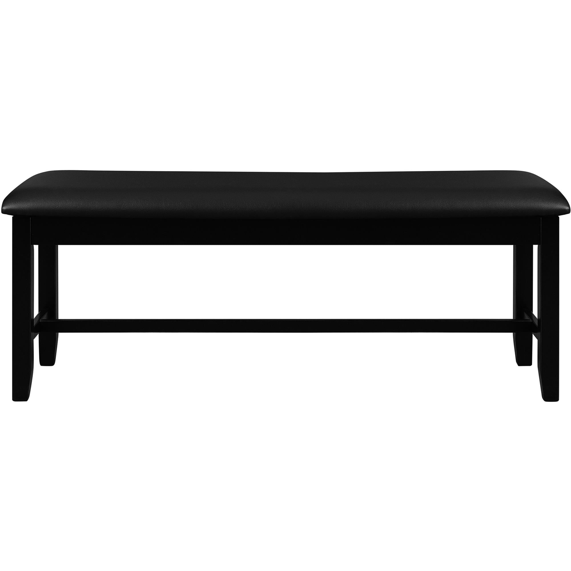 Kendal Dining Bench, Black - Walmart.com