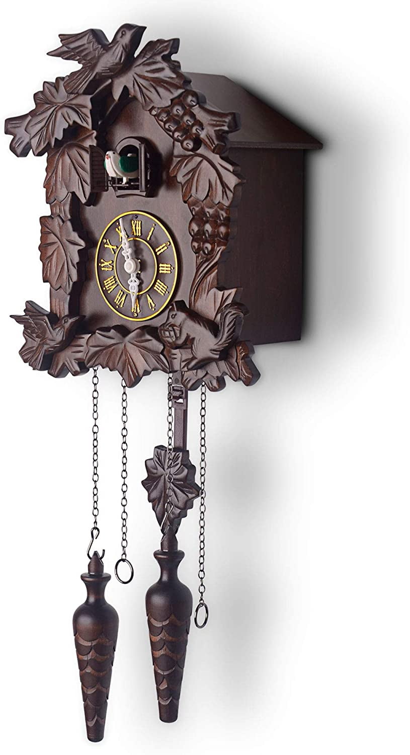 Kendal Handcrafted Wood Cuckoo Clock MX210 - Walmart.com
