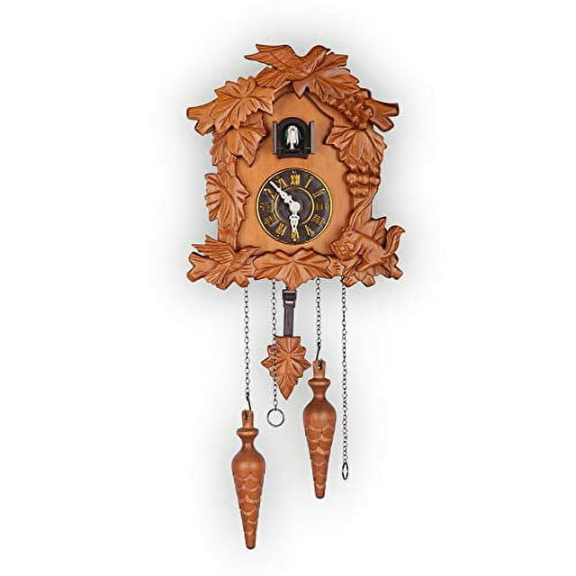Kendal Handcrafted Wood Cuckoo Clock MX211 - Walmart.com