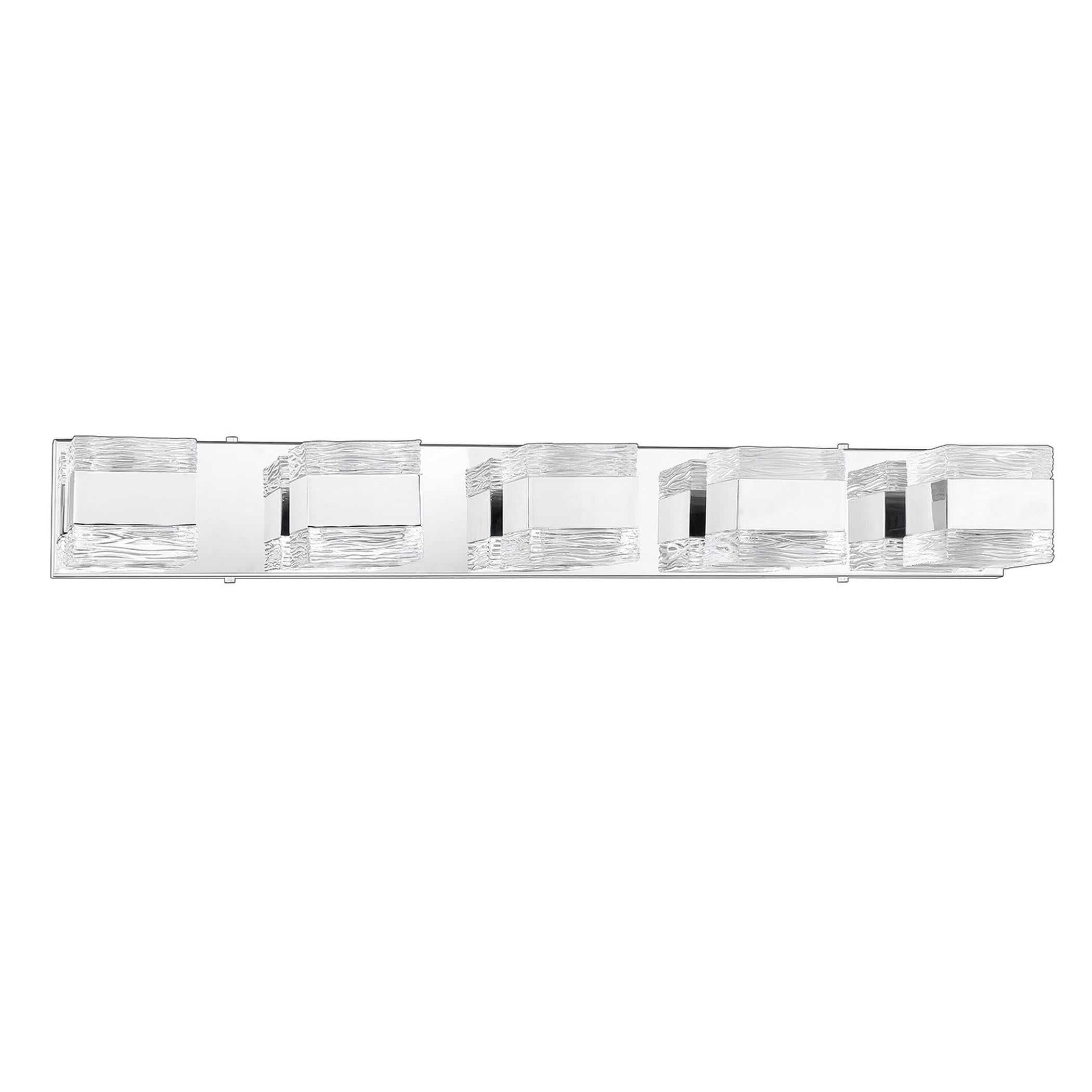 Kendal Lighting Cubix 5-Light Chrome Vanity Light - Walmart.com
