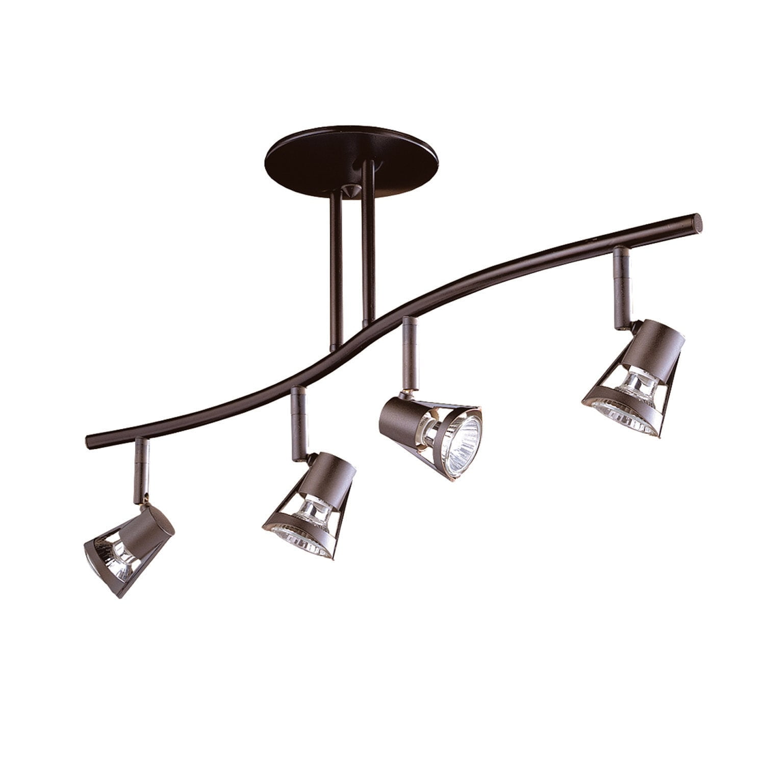 Kendal SORELLA series 4-Light Oil Rubbed Bronze fixed rail fixture ...
