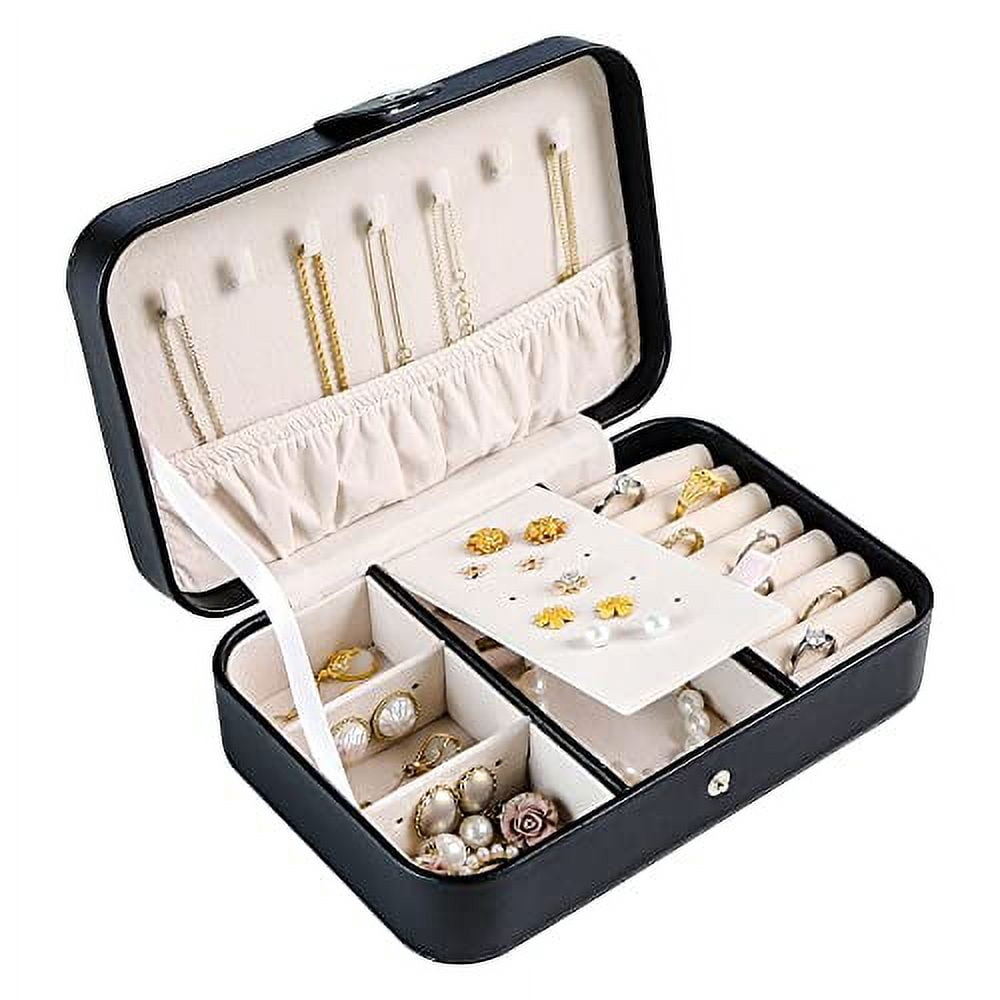 Kendal Travel Jewelry Box, Small Portable Jewelry Organizer Mini ...
