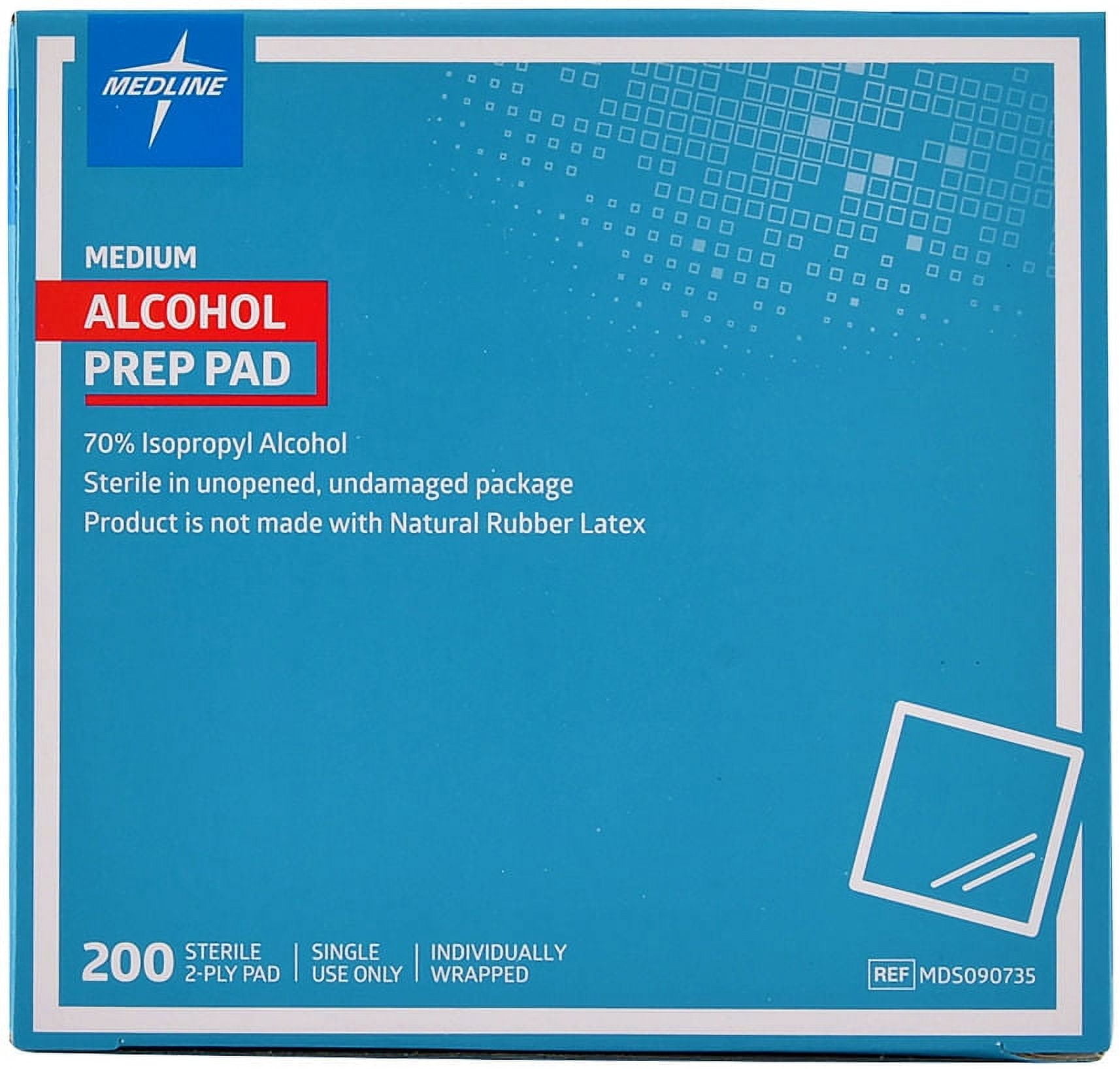 Kendall CURITY Alcohol Prep Pad - Sterile, Prepack, Box of 4000 - Model ...