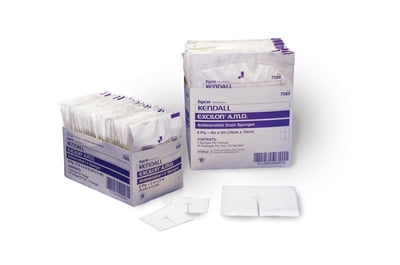 Kendall Excilon AMD Dressing, 2 X 2 Inch, Impregnated Sterile Gauze ...