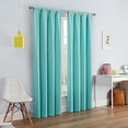 Kendall Modern Blackout Thermal Rod Pocket Window Curtain for Bedroom ...