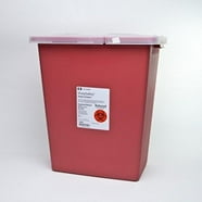 Sharps Container with Rotor Lid, 2 Gallon HSA/FSA Eligible - Walmart.com