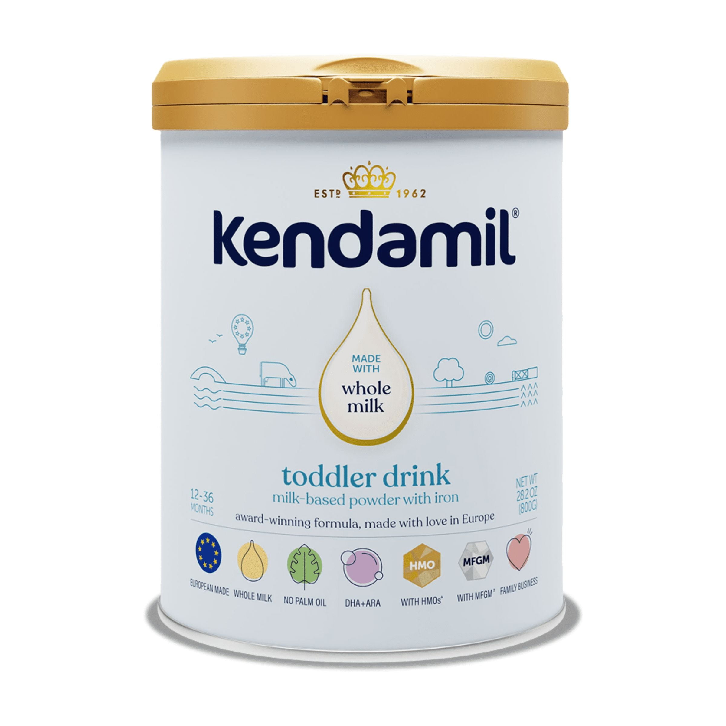 Kendamil Classic Whole Milk Toddler Formula 28.2oz - Walmart.com
