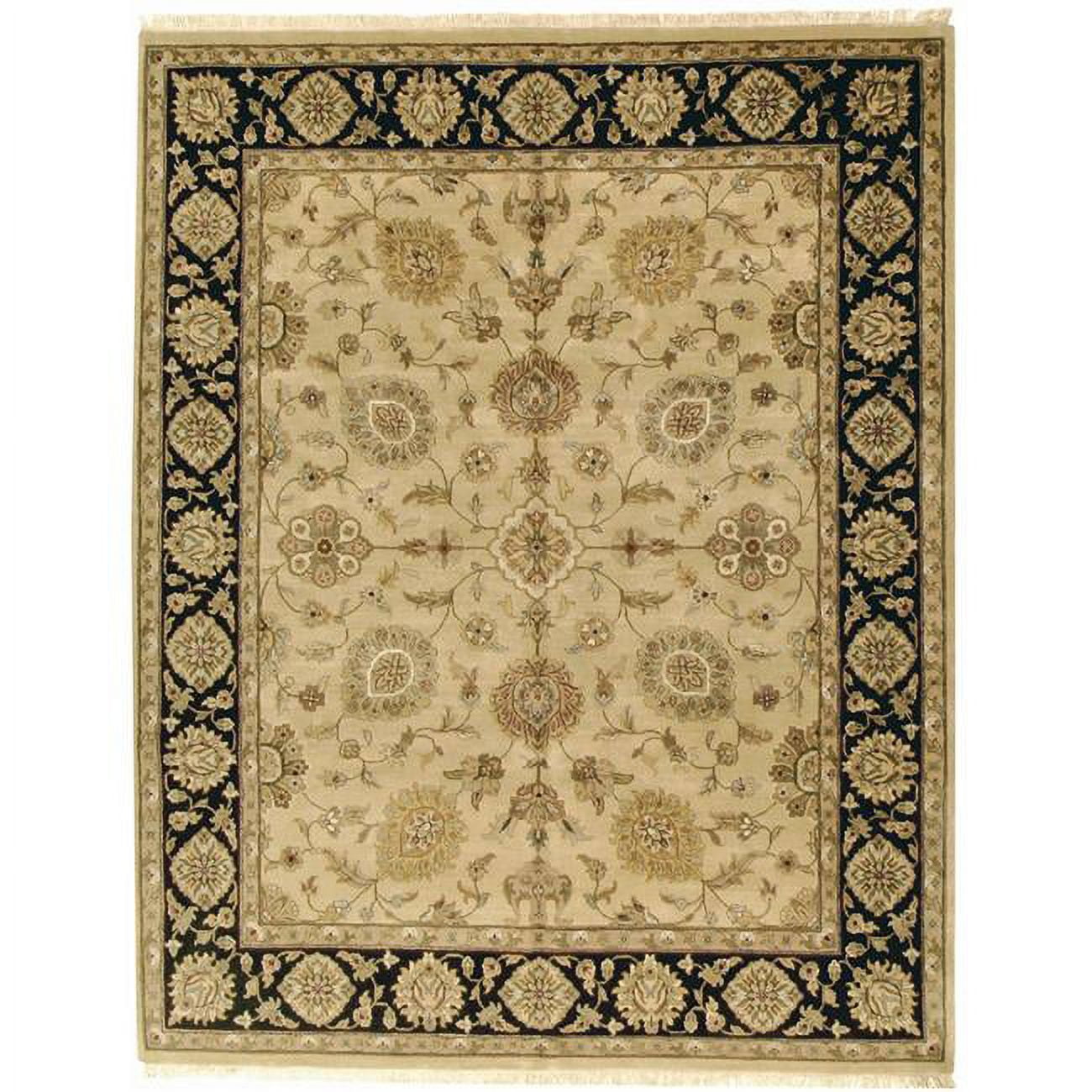 Kendra Kashan Gold & Black Area Rug - 5 x 8 ft. - Walmart.com