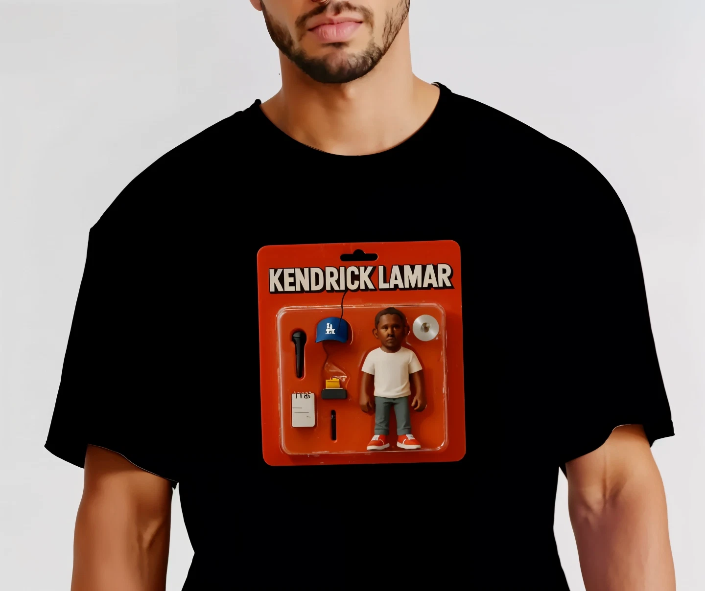 Kendri.ck Lam.ar Action Figure Graphic T-Shirt, Hip-Hop Kendri.ck Lam.ar Concert Tee - Walmart.com