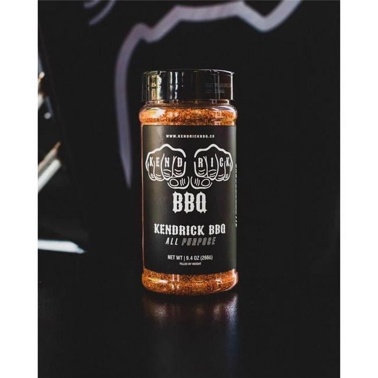 Kendrick BBQ 8091751 9.4 oz All Purpose Bar-B-Q Rub & Seasoning ...