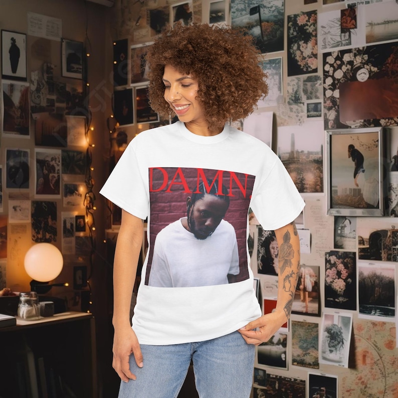 Kendrick Lamar DAMN Album Aesthetic T-Shirt - Walmart.com