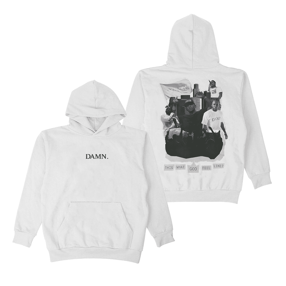 Kendrick Lamar DAMN Merch Hoodie Long Sleeve Sweatshirt Logo Pullover ...