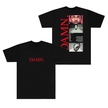 Kendrick Lamar Merch T-Shirt K. Dot Damn Tee Album Cover Clssic Photo ...