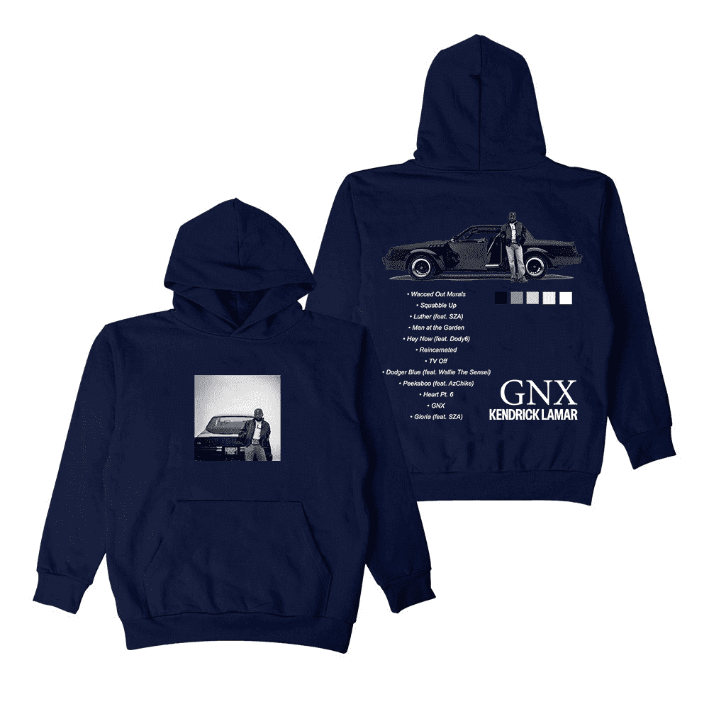 Kendrick Lamar GNX Album Cover Merch Hoodies - Tracklist Rapper Unisex ...