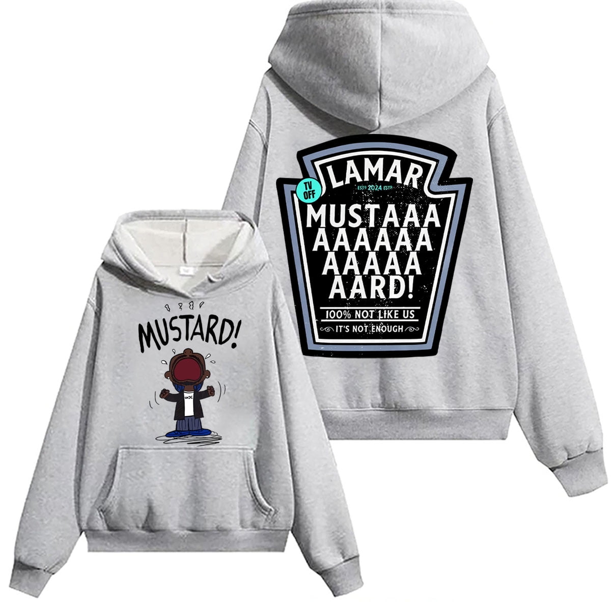 Kendrick Lamar GNX Mustard Hoodie, Kendrick Lamar Mustard Sweatshirt ...