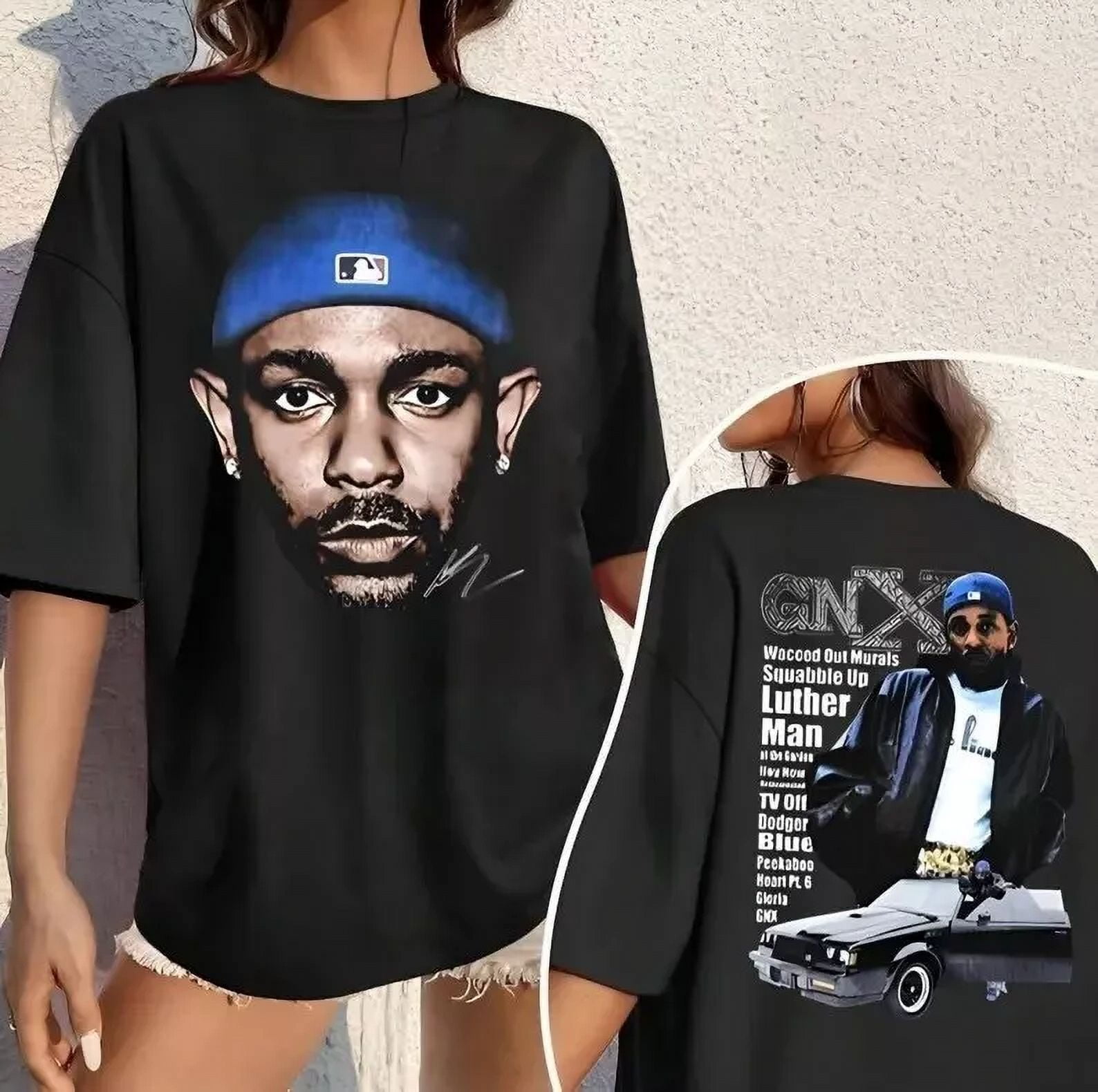 Kendrick Lamar GNX Tour 2025 Graphic Two Sides Unisex T-Shirt - Walmart.com