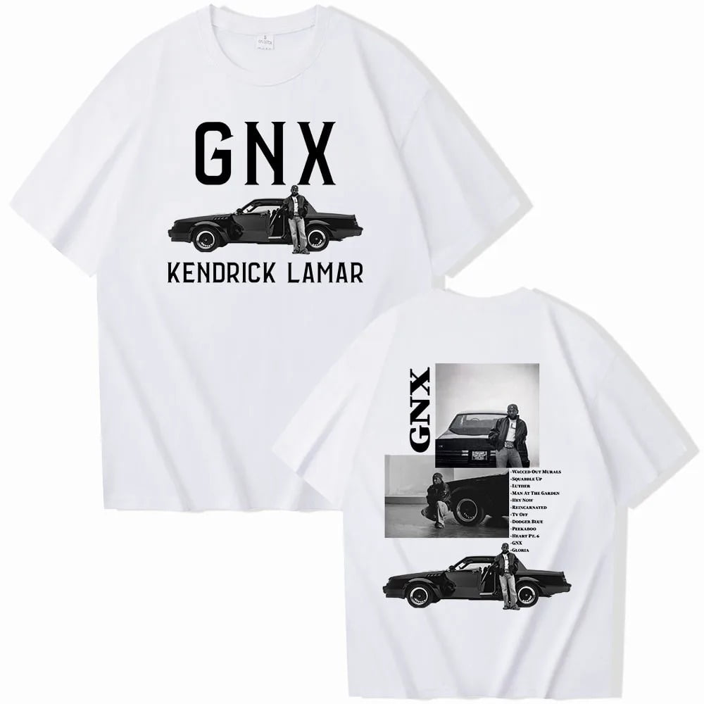 Kendrick Lamar GNX Tour 2025 T-Shirts, Vintage Rapper Short Sleeve ...