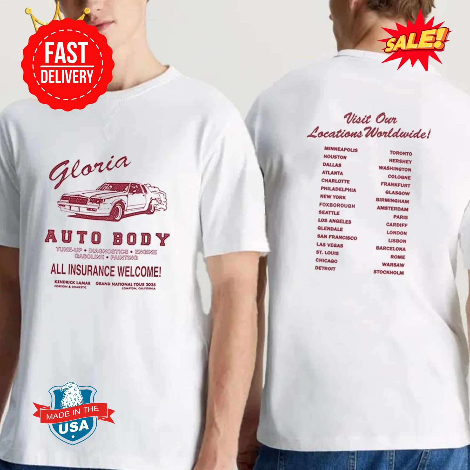 Kendrick Lamar Grand National Tour Dates 2025 GNT Gloria Auto Body T ...