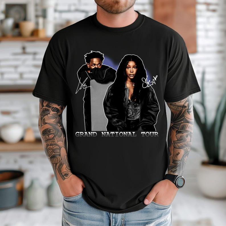 Kendrick Lamar Grand National Tour Shirts, Concert Shirts, Black ...