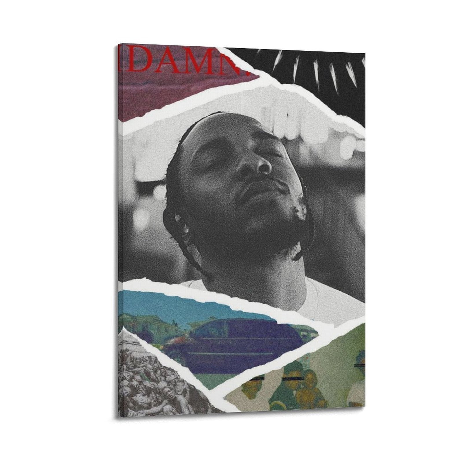 Kendrick Lamar Hip Hop Rapper Damn Cover Poster Painting Vintage Poster ...