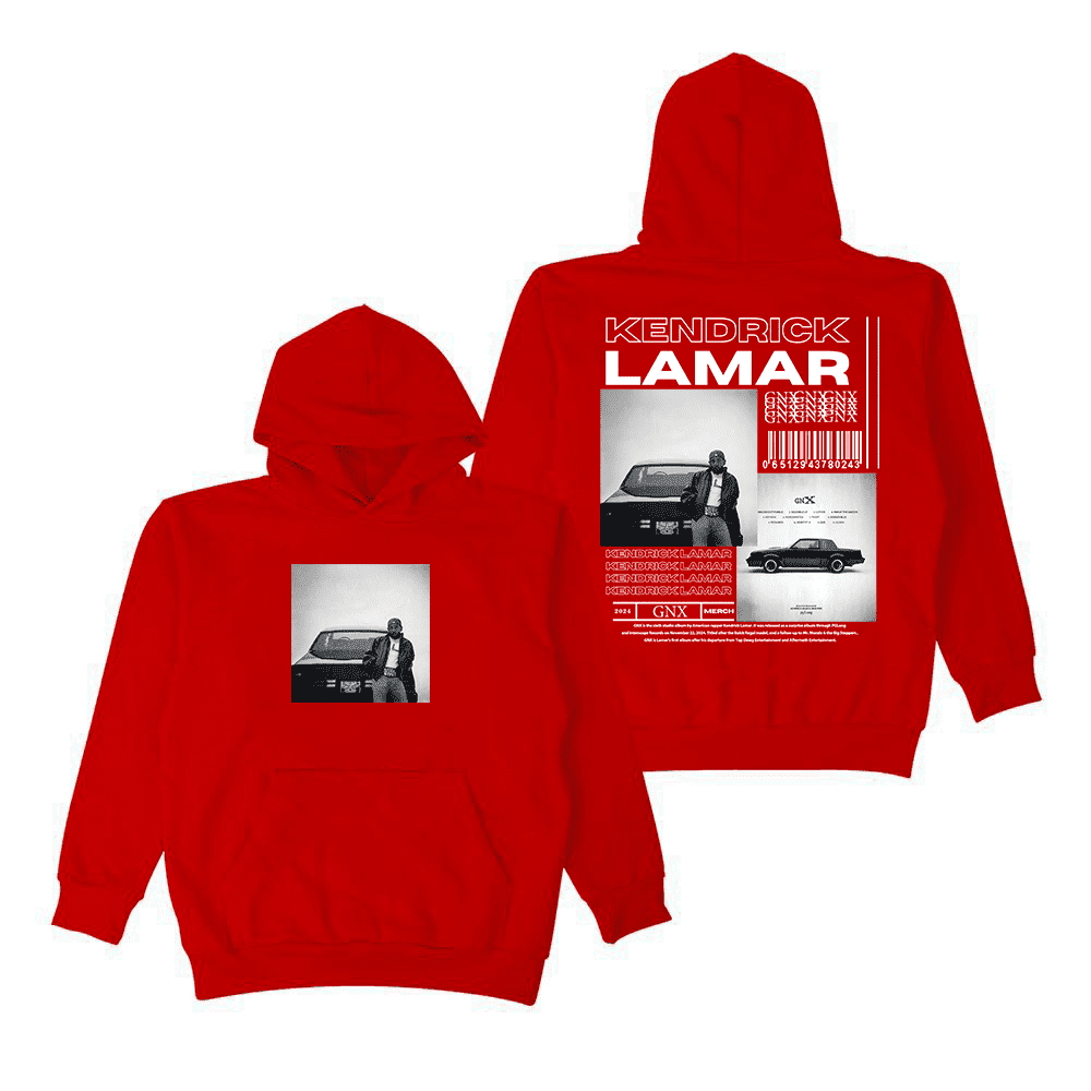 Kendrick Lamar Hoodies GNX Merch Album Cover 2024 Rapper Sweatshirt ...