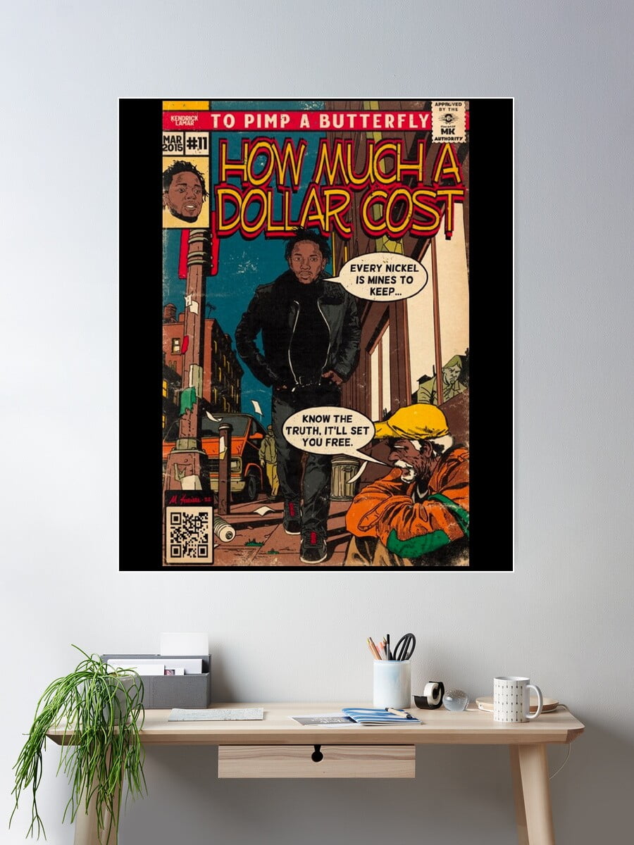 Kendrick Lamar How Much A Dollar Cost Poster Wall Art, Modern Wall ...