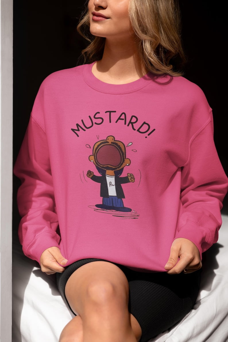 Kendrick Lamar MUSTARD! GNX Album Fan Art Crewneck Sweatshirt | Hip Hop ...
