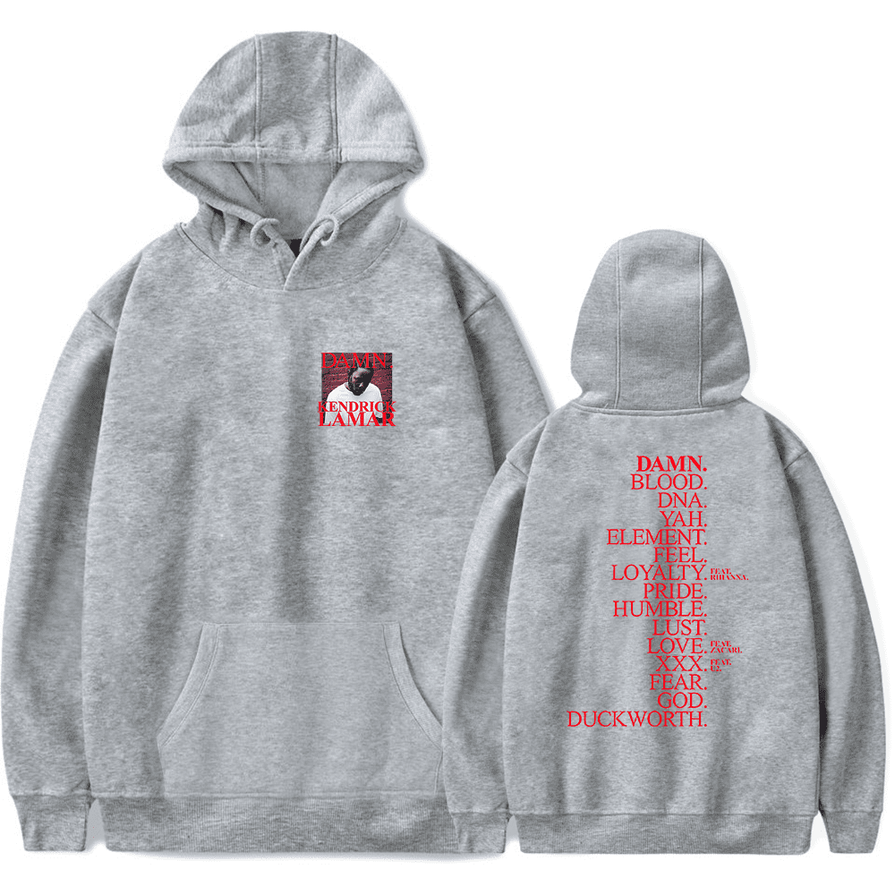 Kendrick Lamar Merch Hoodie K. Dot Album Cover Damn Hoodies Diss 2024 ...